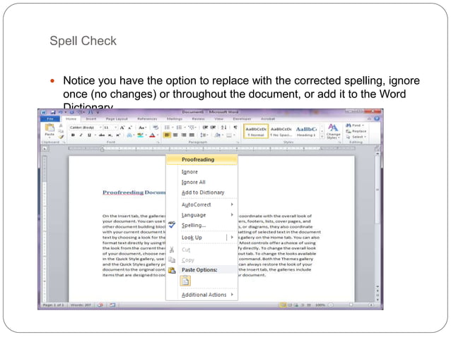 5 proofreading documents | PPT