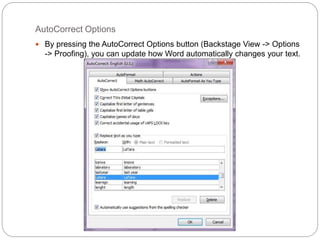5 proofreading documents | PPTX | Computing | Technology & Computing