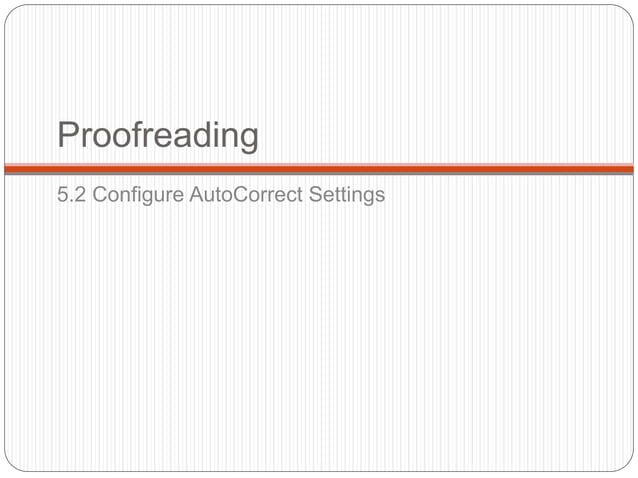 5 proofreading documents | PPT