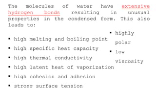 5_Properties of Water.pptx | Chemistry | Science