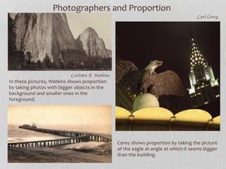 Proportion in photography-6word memoir | PPT