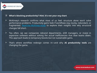 5 Proven AI productivity tools to fix broken workflows | PPTX