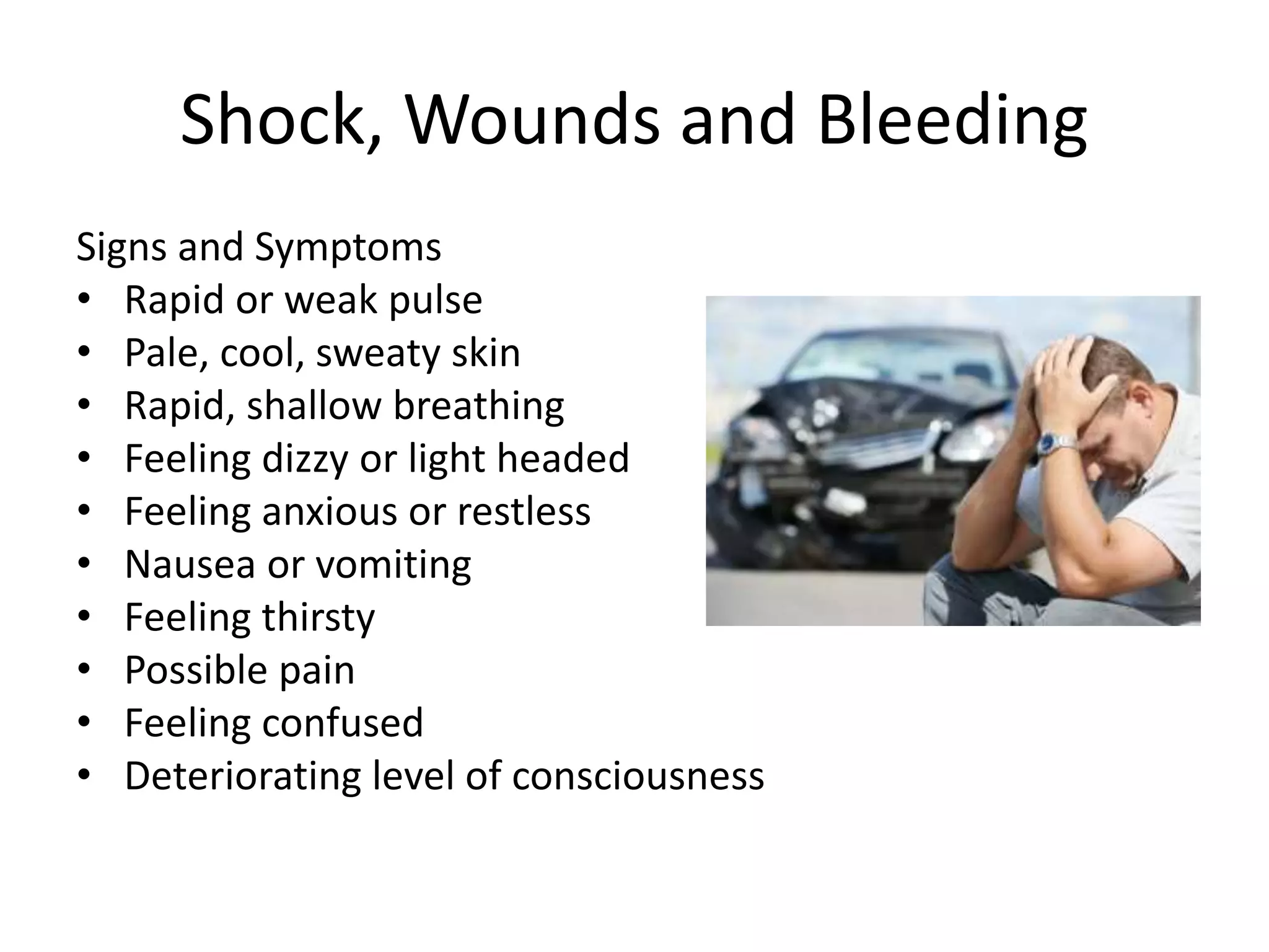 5 provide first aid shock,wounds and bleeding | PPTX