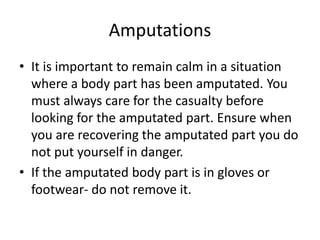 5 provide first aid shock,wounds and bleeding | PPT