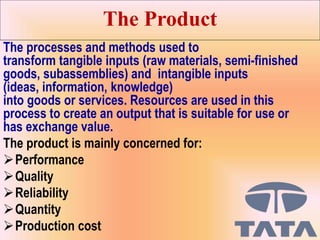5ps of production of tata steel | PPTX