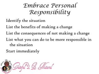 5 ps of self esteem | PPTX | Healthy Living