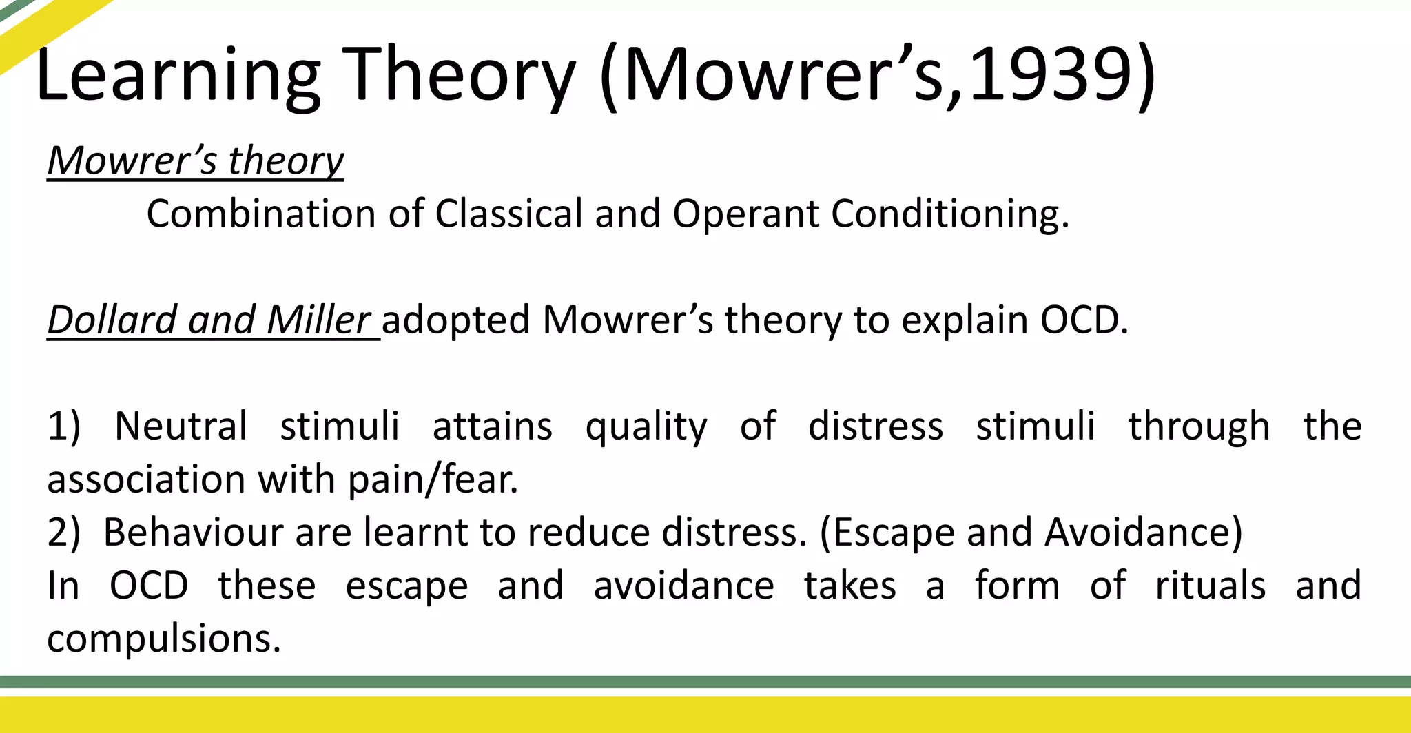 Psychopathology of ocd and bdd | PPTX