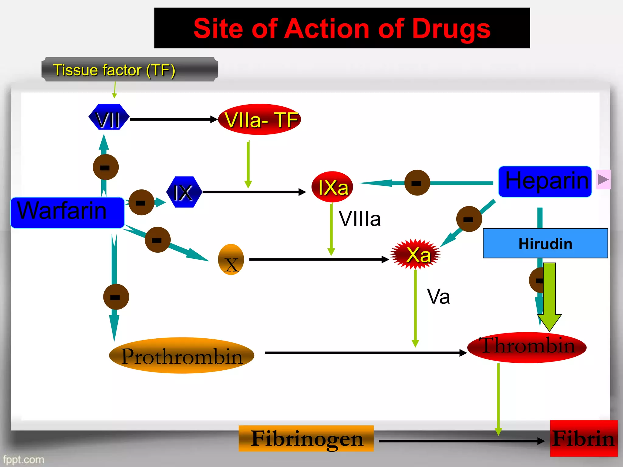 Drugs used in disorders of coagulation | PPTX