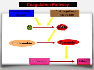 Drugs used in disorders of coagulation | PPTX