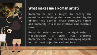 SLIDESHARE. ART OF THE ROMANTIC PERIOD/ROMANTICISM Art | PDF