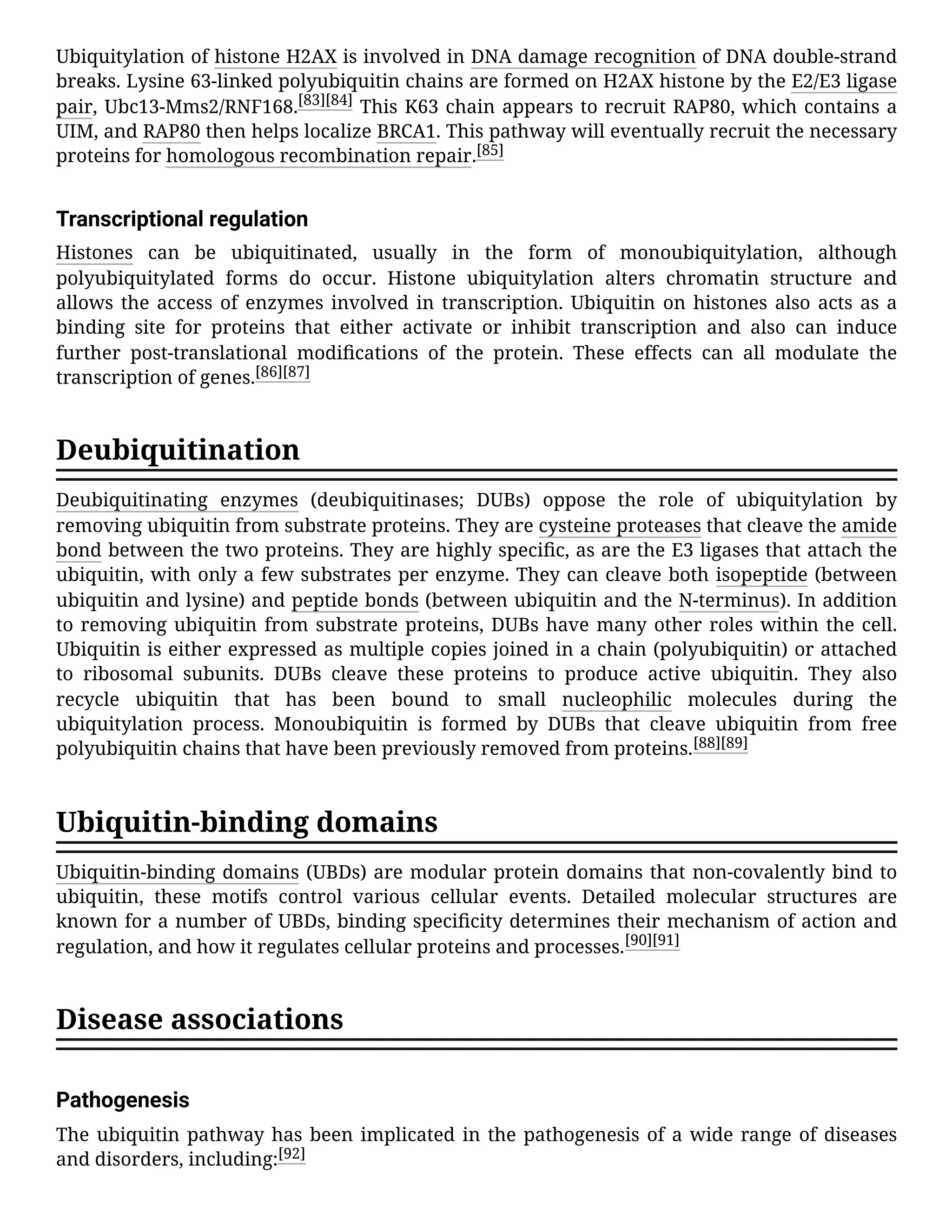 Ubiquitin - function, structure, mechanism | PDF