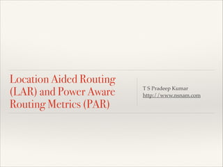 Power Aware Routing in Adhoc Networks | PDF