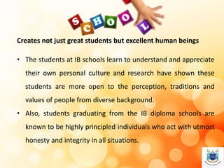 5 qualities that define the purpose of ib schools | PPT
