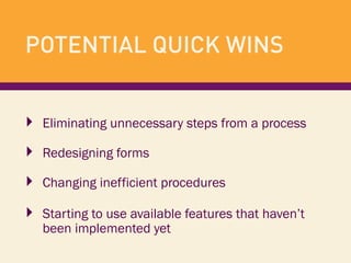 5 Quick Wins to Wow Your Office | PDF