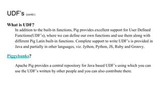Apache pig | PPT | Free Download
