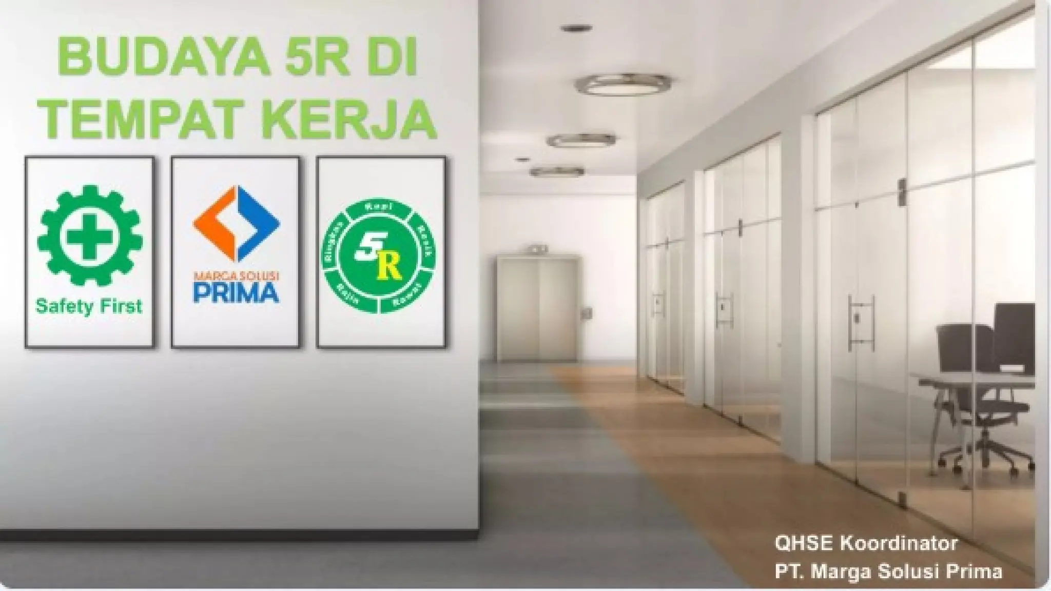 ppt kegiatan 5 R dalam perusahaan k3lh kantor | PPTX