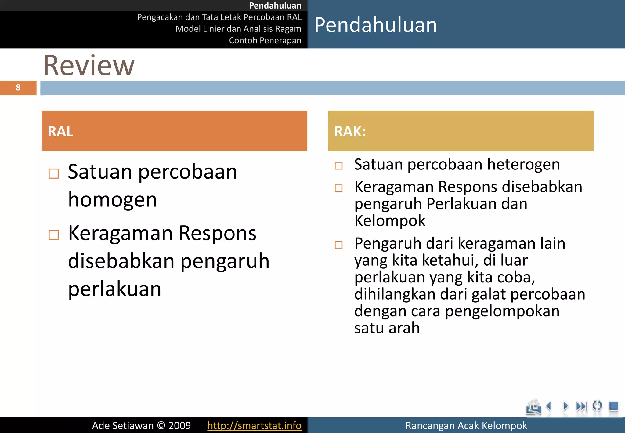Rancangan Acak Kelompok (RAK) | PPTX