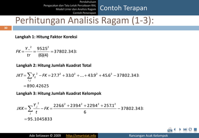 Rancangan Acak Kelompok (RAK) | PPTX