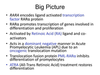 Retinoic Acid Receptor Alpha | PPTX