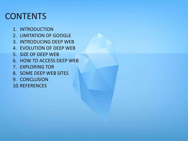 Deep web Seminar | PPTX