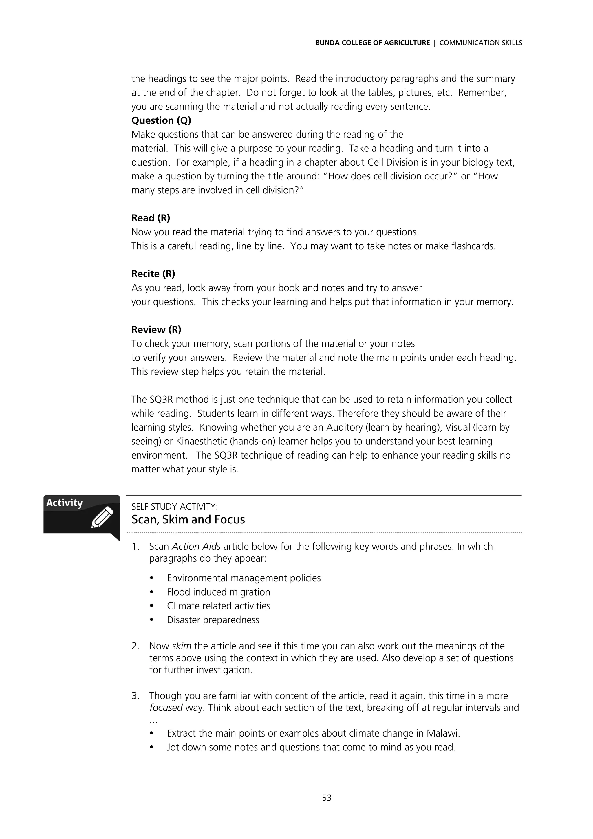 Reading Skills (PDF) | PDF