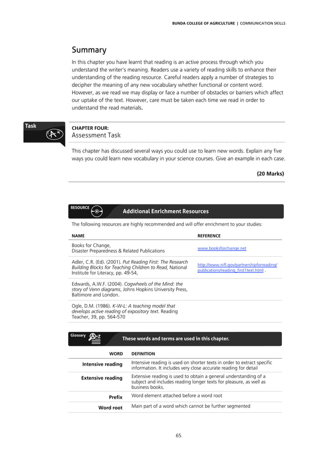 Reading Skills (PDF) | PDF