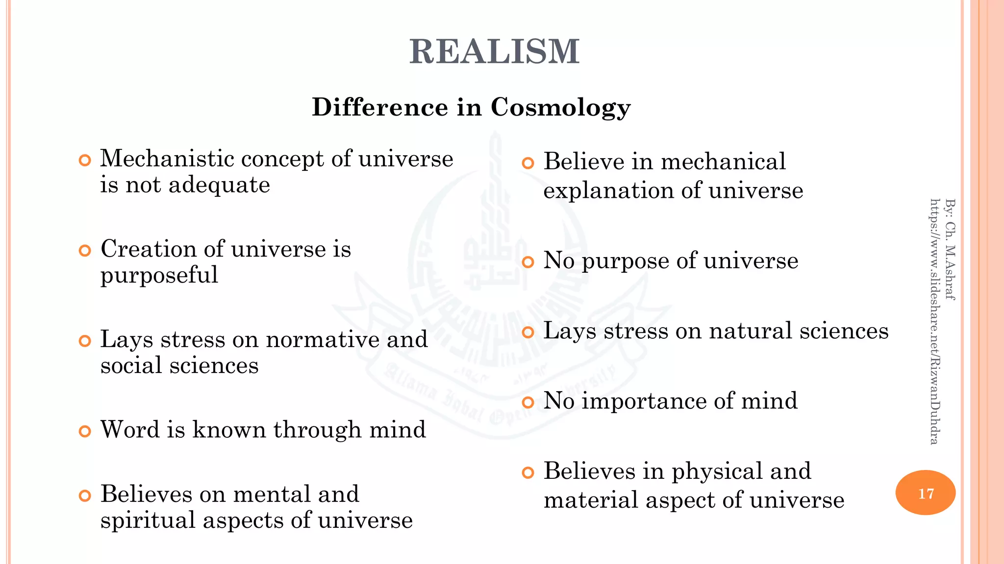 REALISM in Philosophy of Education | PDF