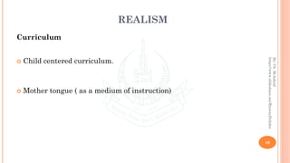 REALISM in Philosophy of Education | PDF