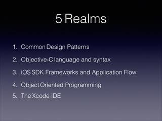 5 Realms for Learning iOS Development | PPT