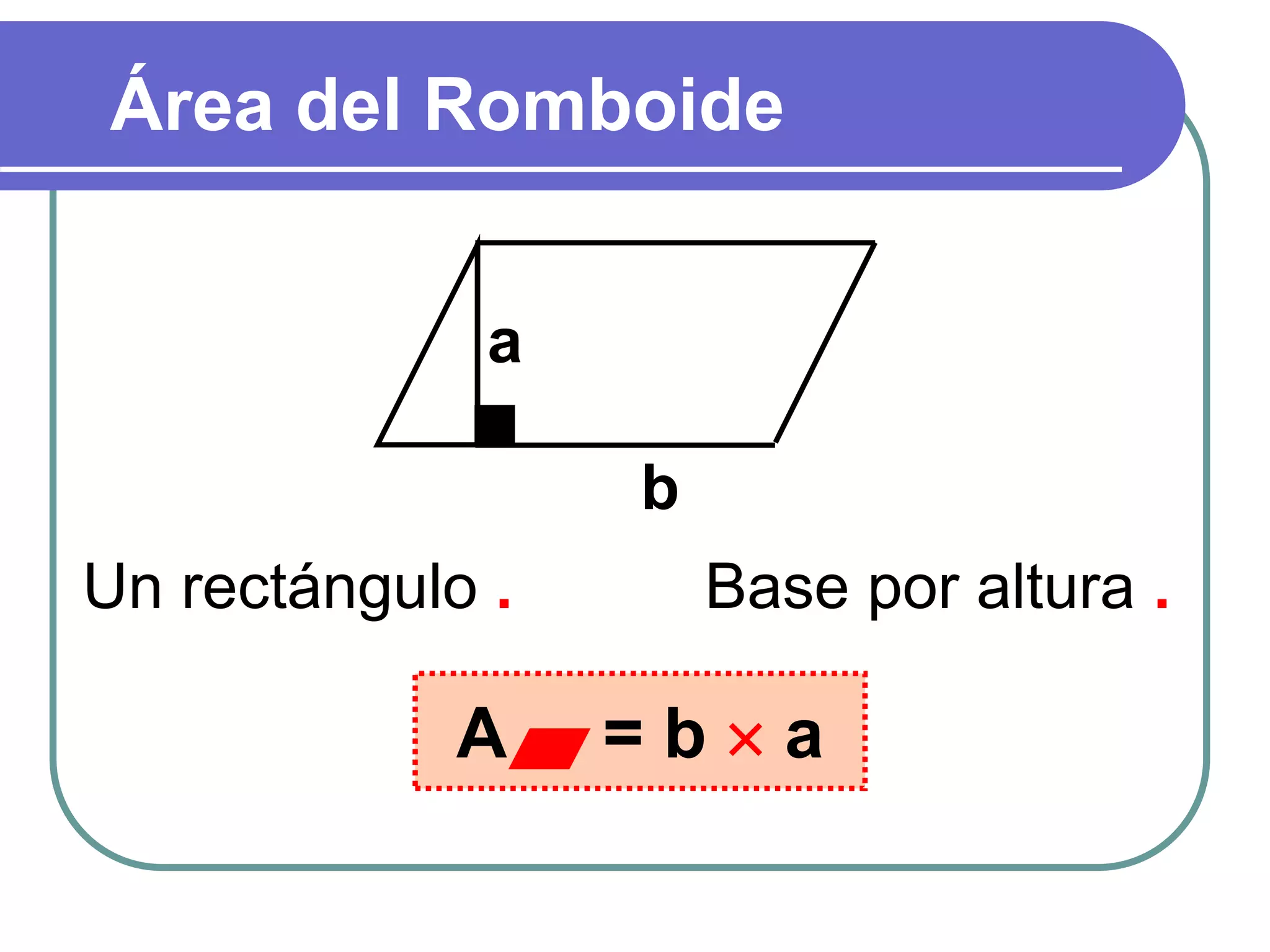5º Área Romboide Rombo Trapecio Círculo.ppt | Daycare and Pre-School ...