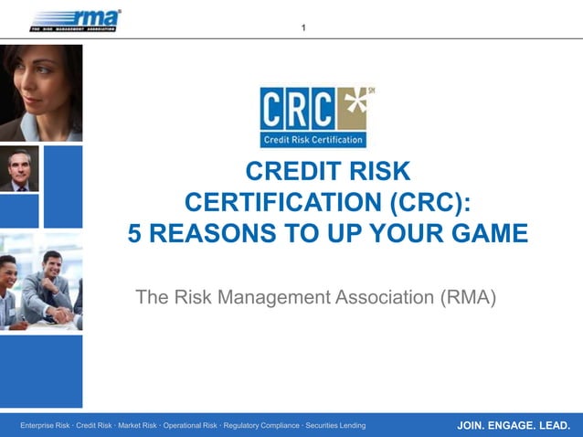Credit Risk Certification (CRC): 5 Reasons to Up Your Game | PPTX