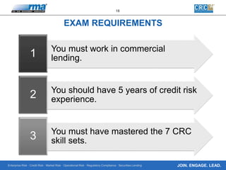 Credit Risk Certification (CRC): 5 Reasons to Up Your Game | PPTX