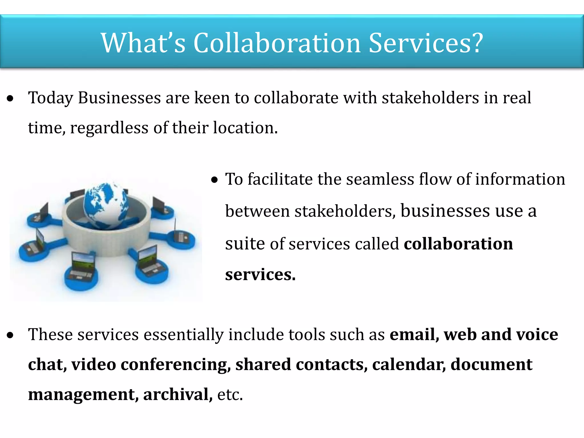 5 reasons to adopt cloud collaboration services | PPTX