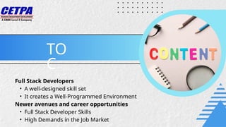 5 Reasons to Choose Full Stack Development as a Career.pptx