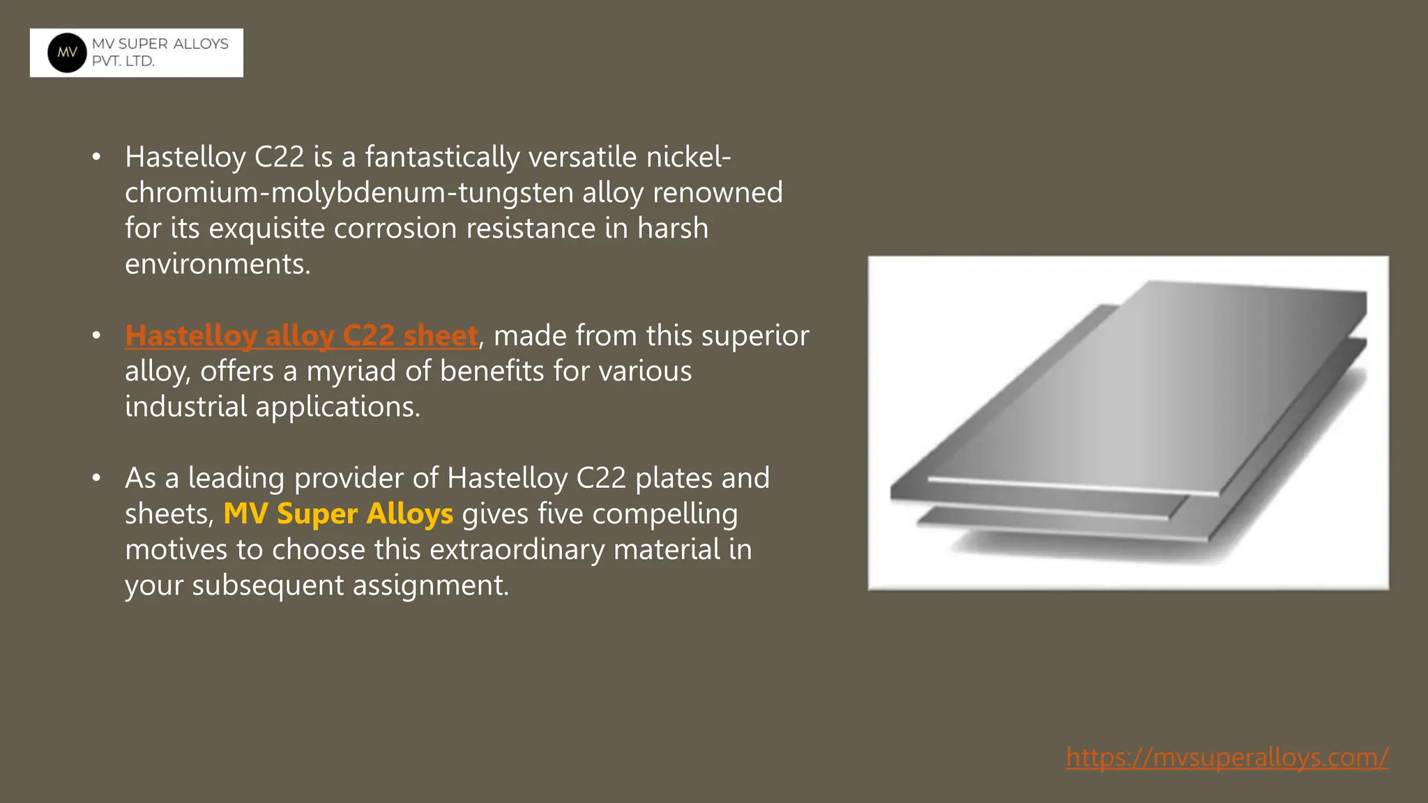 5 Reasons to Choose Hastelloy C22 Plates.pptx
