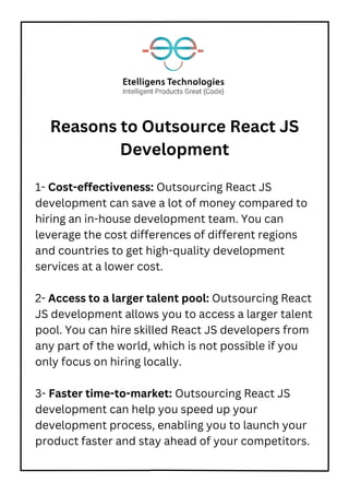 5 Reasons To Outsource React JS Development To A Trusted Partner.pdf
