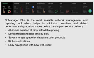 5 ways you can benefit from OpManager Plus | PPTX