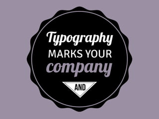 5 Reasons Typography is Powerful | PDF