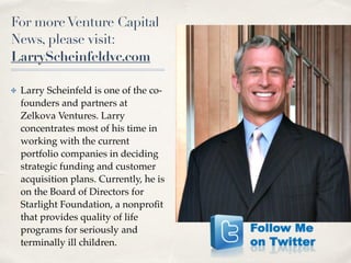 Larry Scheinfeld: 5 Reasons VCs Love Tech Spin-Offs | PPT