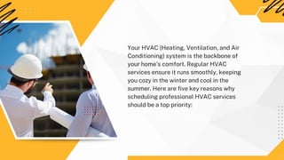 5 Reasons Why HVAC Services Are Essential for Your Home | PDF