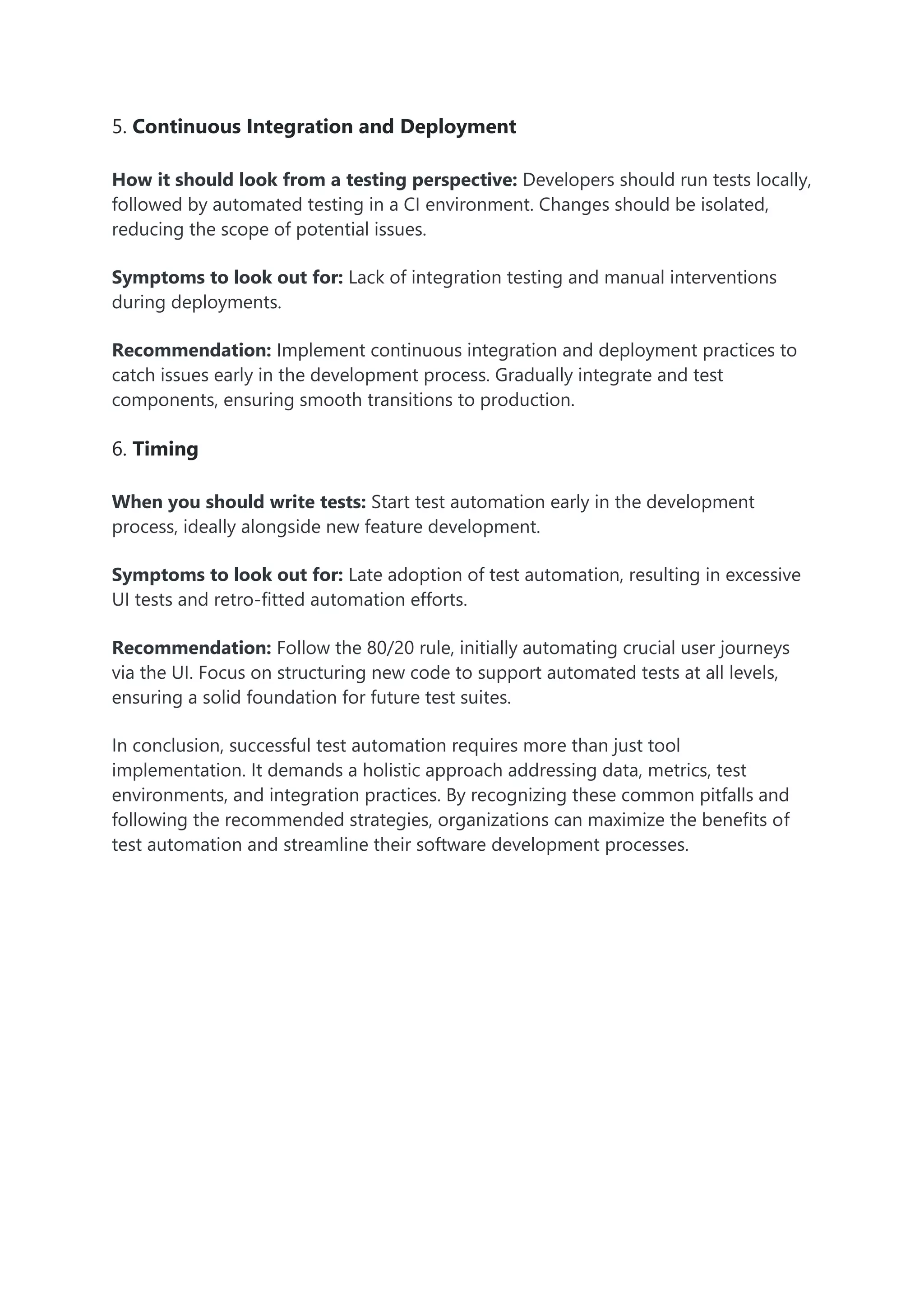 5 Reasons Why Test Automation Can Fail Pdf