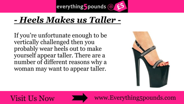 5 reasons why we love wearing high heels | PPTX