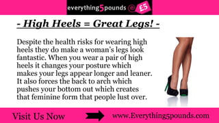 5 reasons why we love wearing high heels | PPTX