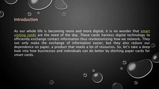 5 Reasons Why You Should Ditch Paper for Smart Visiting Cards | PPTX ...