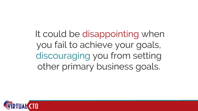 5 reasons you are not achieving your goals | PPT