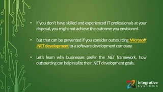 5 Reasons you can Consider Outsourcing Microsoft .NET Development.pptx