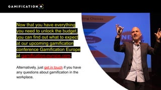 5 reasons you should attend a gamification conference | PPT