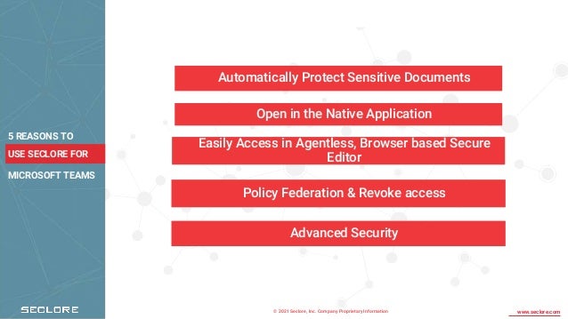 5 Reason – To Use Seclore for Microsoft Teams | PPTX | Operating Systems | Computer Software and ...