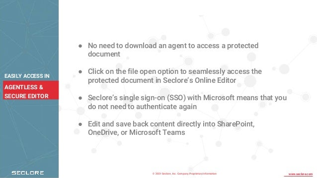 5 Reason – To Use Seclore for Microsoft Teams | PPTX | Operating Systems | Computer Software and ...