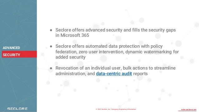 5 Reason – To Use Seclore for Microsoft Teams | PPTX | Operating Systems | Computer Software and ...